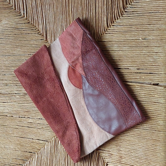 Vintage | Bags | Vintage Suede Envelope Clutch | Poshmark